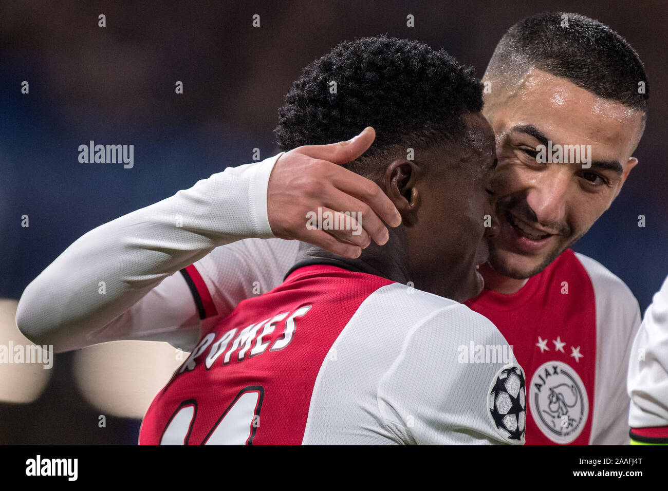 LONDON, ENGLAND - NOVEMBER 05: Quincy Promes of AFC Ajax looks on ...