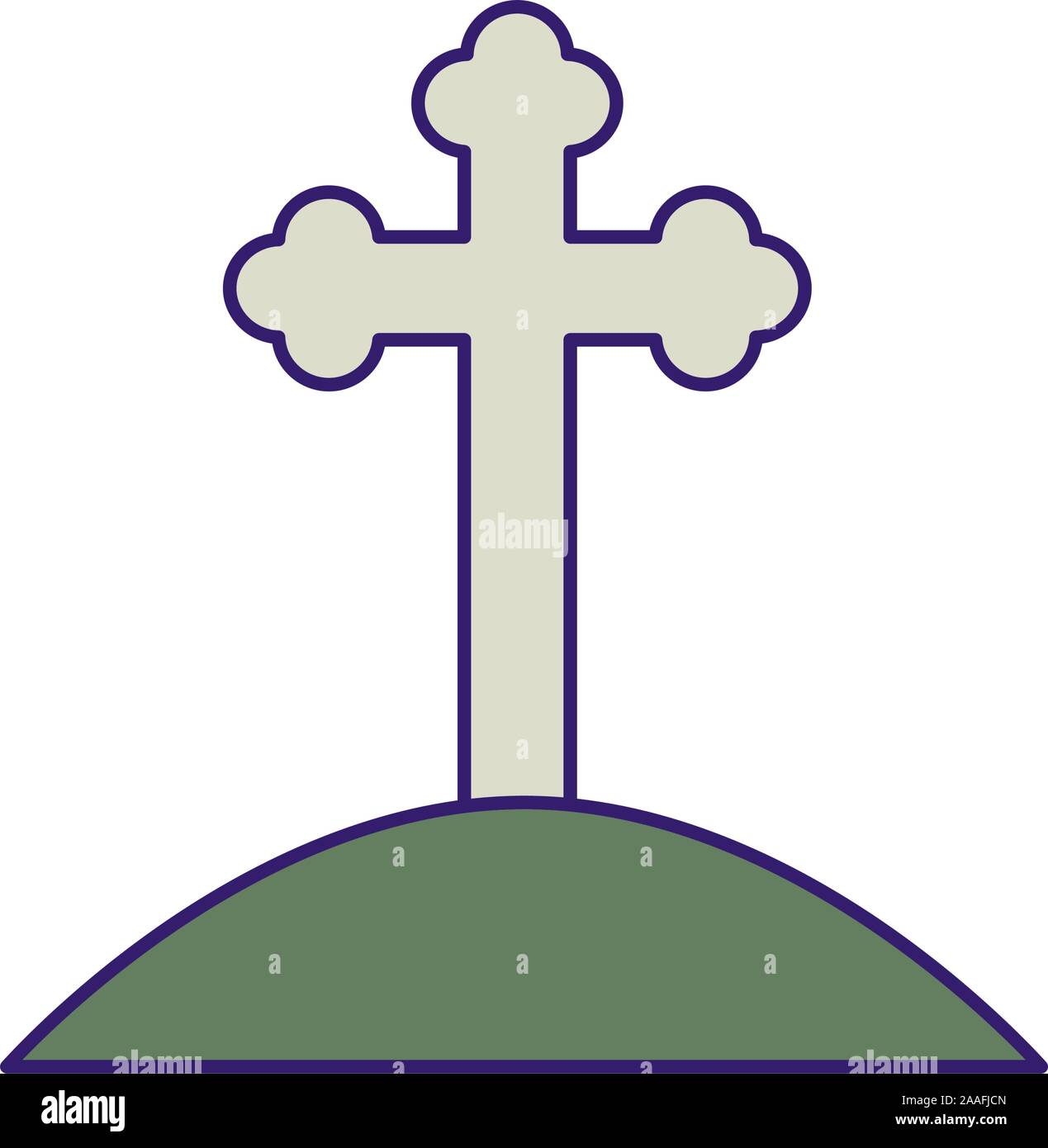 Isolated cross fill vector design Stock Vector Image & Art - Alamy