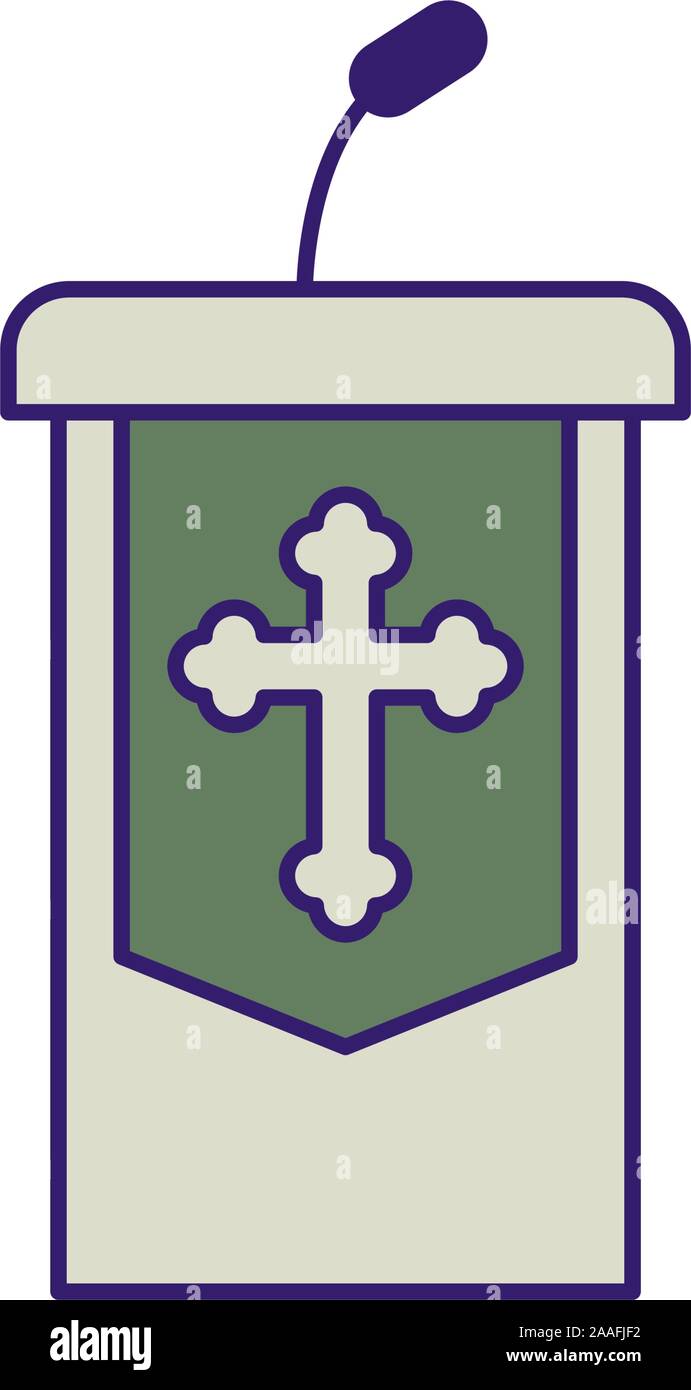 Pulpit Stock Vector Images - Alamy