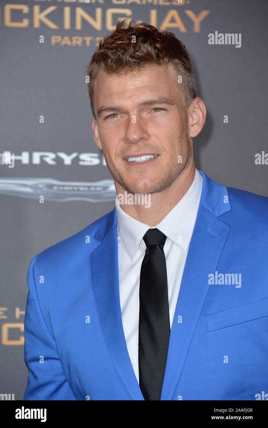 LOS ANGELES, CA - NOVEMBER 16, 2015: Actor Alan Ritchson at the ...