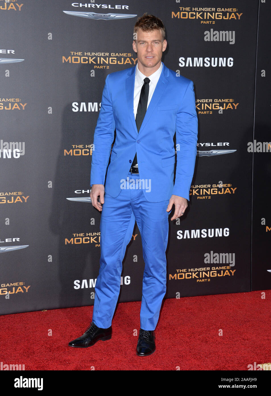 LOS ANGELES, CA - NOVEMBER 16, 2015: Actor Alan Ritchson at the ...