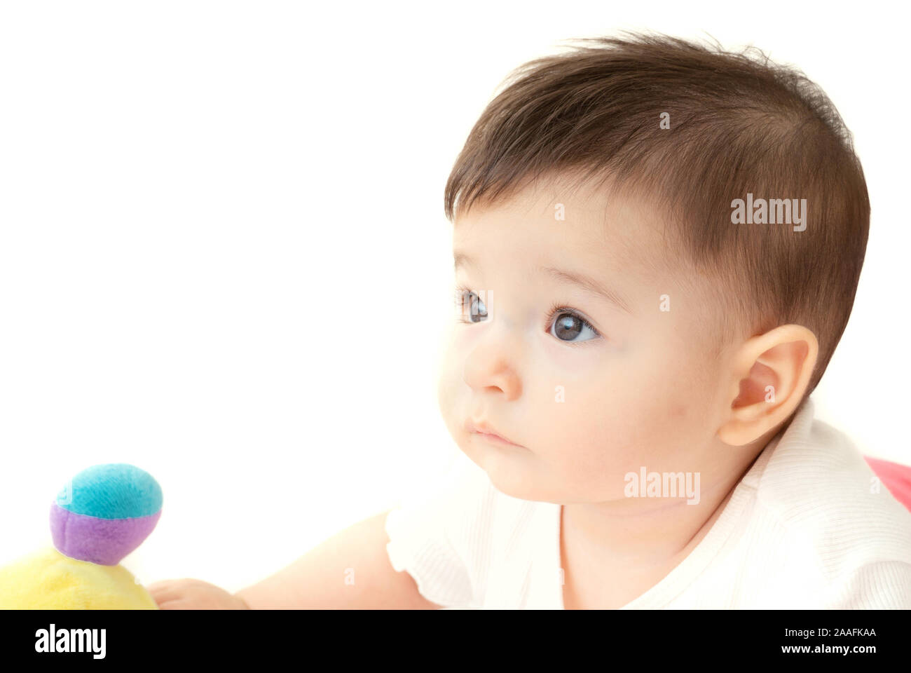 Infant girl making face hi-res stock photography and images - Alamy