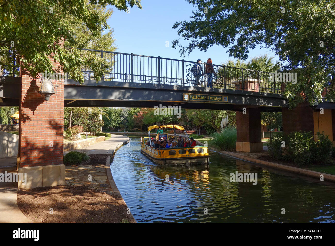 Riverwalk in Bricktown section of Oklahoma City, OK Stock Photo - Alamy