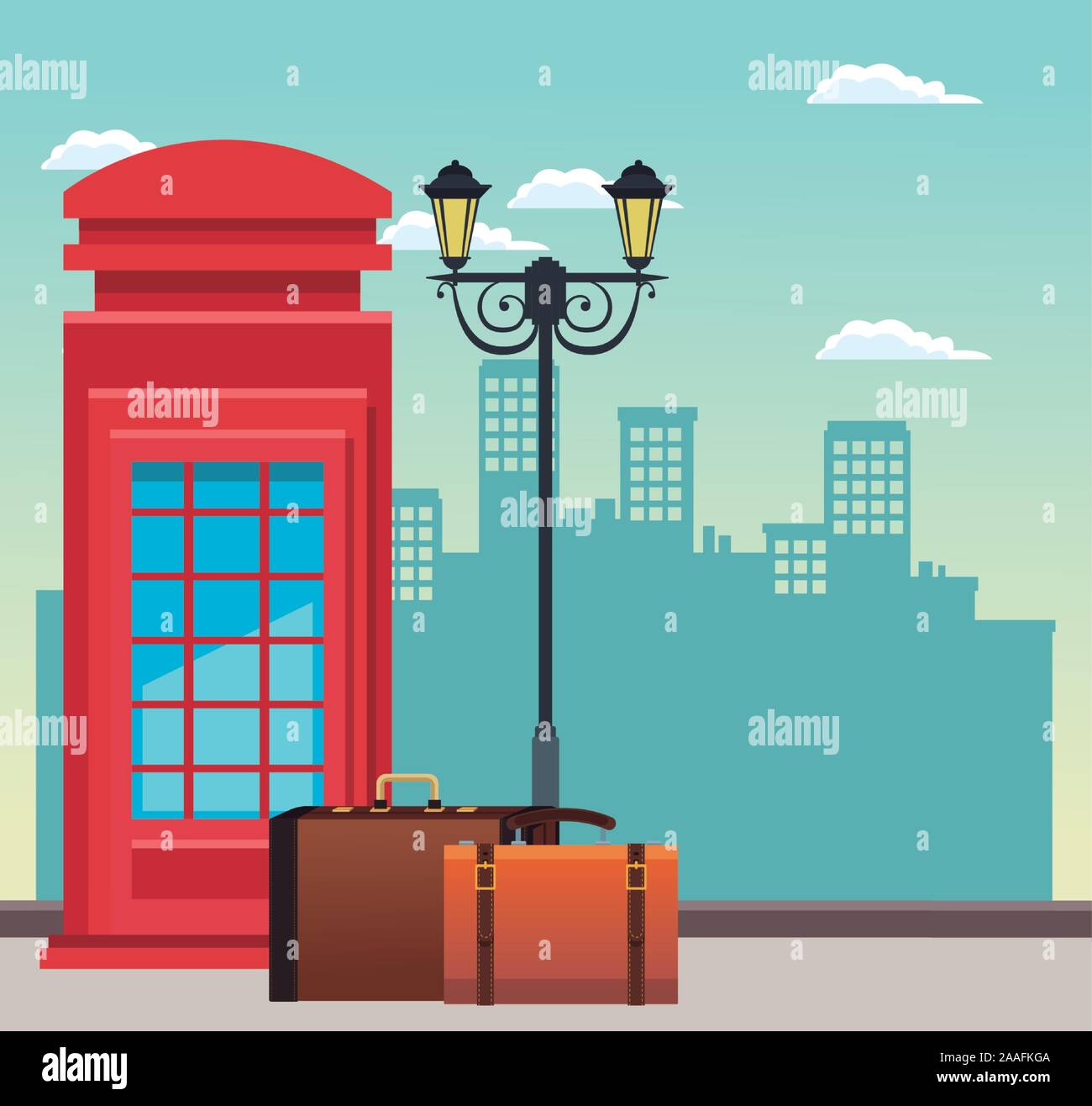 Typical english buildings Stock Vector Images - Alamy