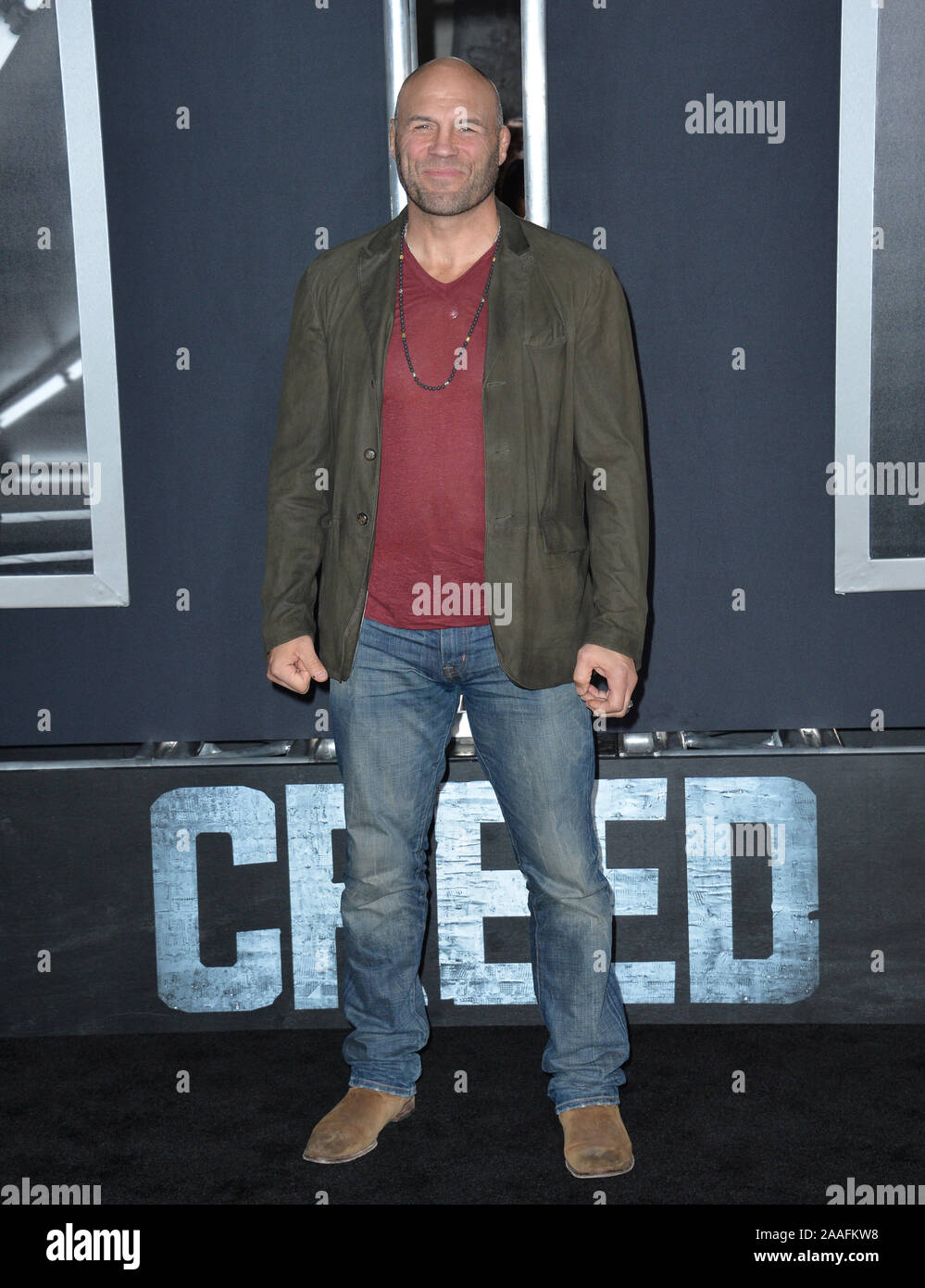 LOS ANGELES, CA - NOVEMBER 19, 2015: Actor Randy Couture at the ...