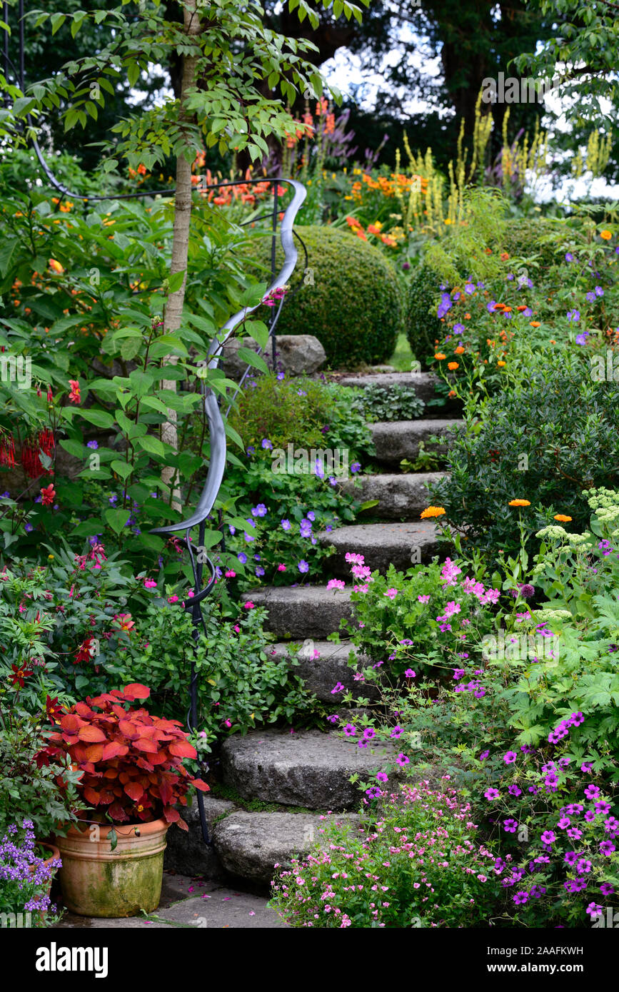 Terrace border hi-res stock photography and images - Alamy