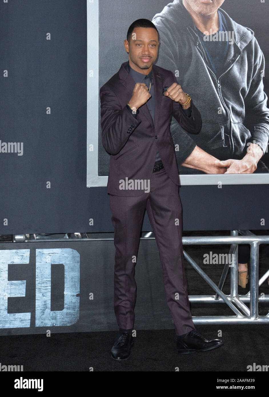 LOS ANGELES, CA - NOVEMBER 19, 2015: Actor Terrence J (Terrence Jenkins ...