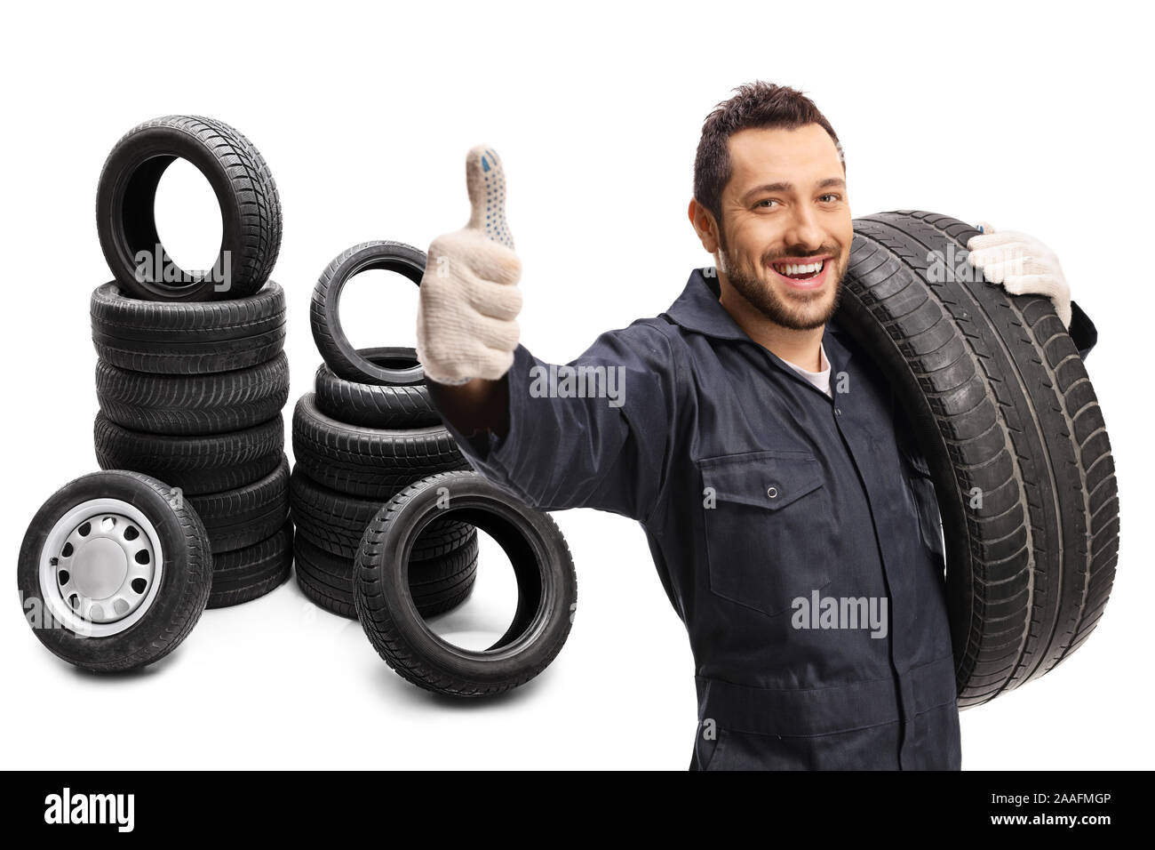 Making Tire Drags Man