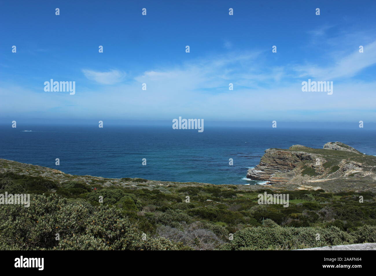Cape Town tourism , cape of good hope alone Atlantic ocean Stock Photo ...