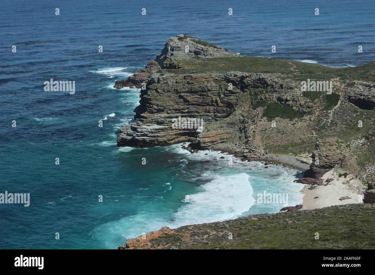 Cape Town tourism , cape of good hope alone Atlantic ocean Stock Photo ...