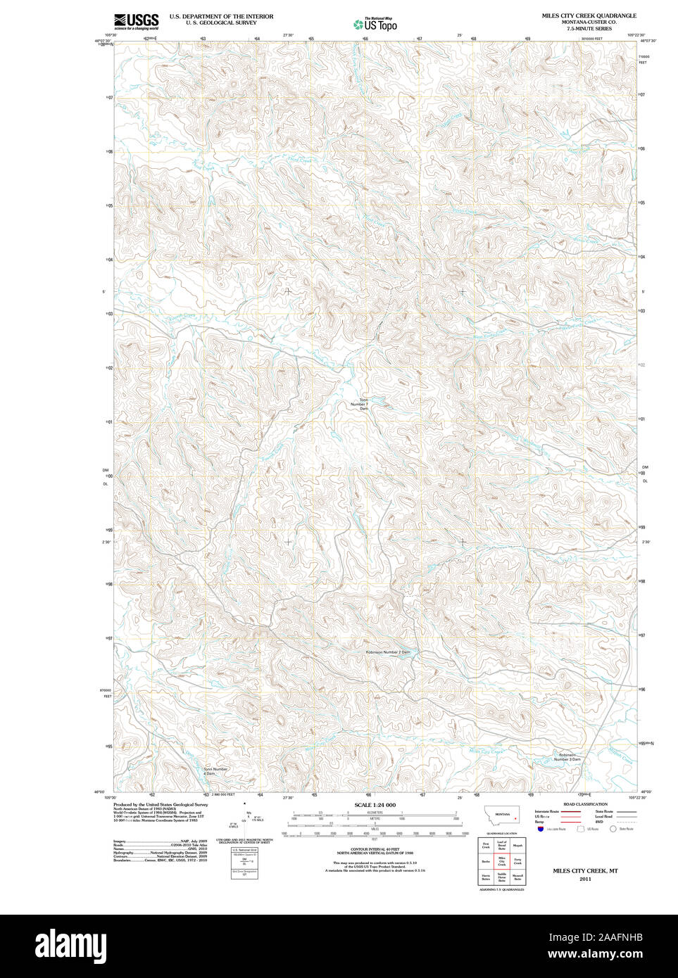 Map of miles city montana hi-res stock photography and images - Alamy