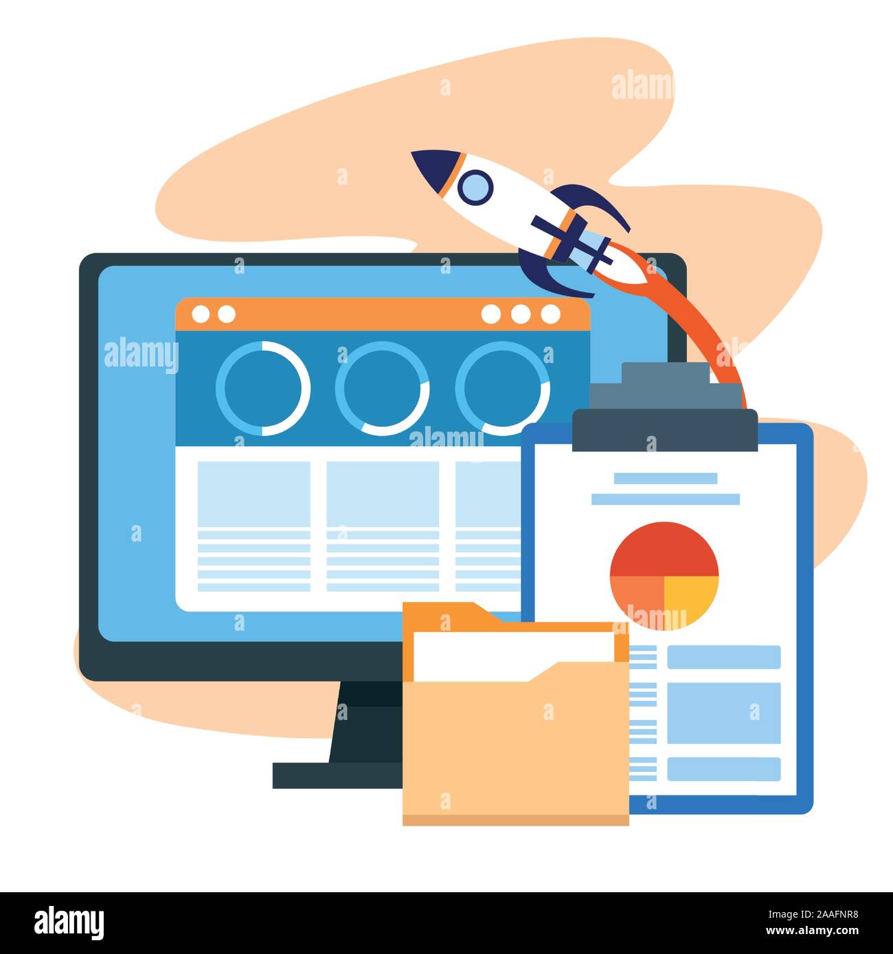 Tech clipboard Stock Vector Images - Alamy