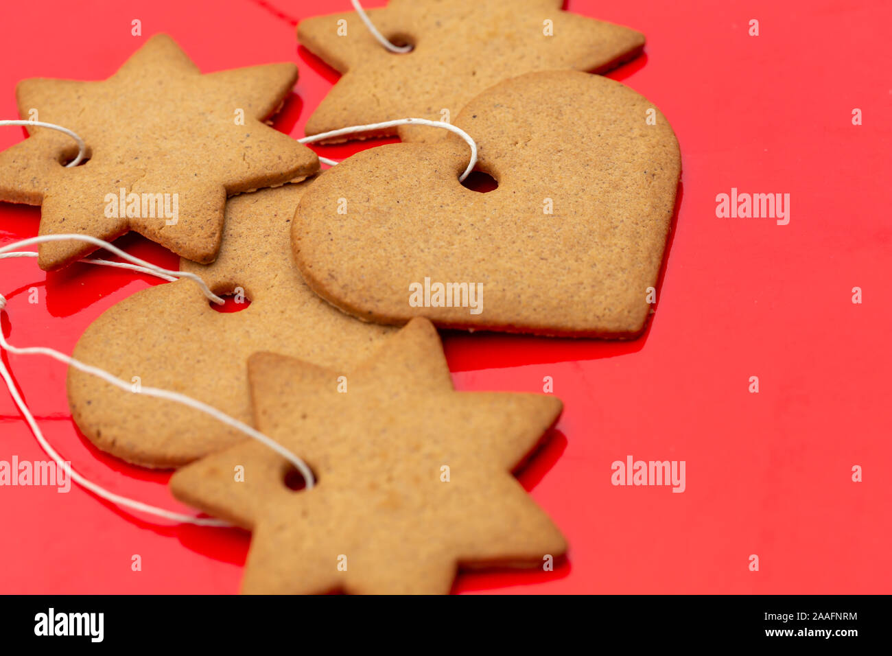 Swedish christmas gingerbread cookies pepparkakor Stock Photo - Alamy