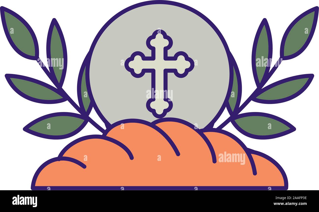 Communion wafer and bread fill vector design Stock Vector Image & Art ...