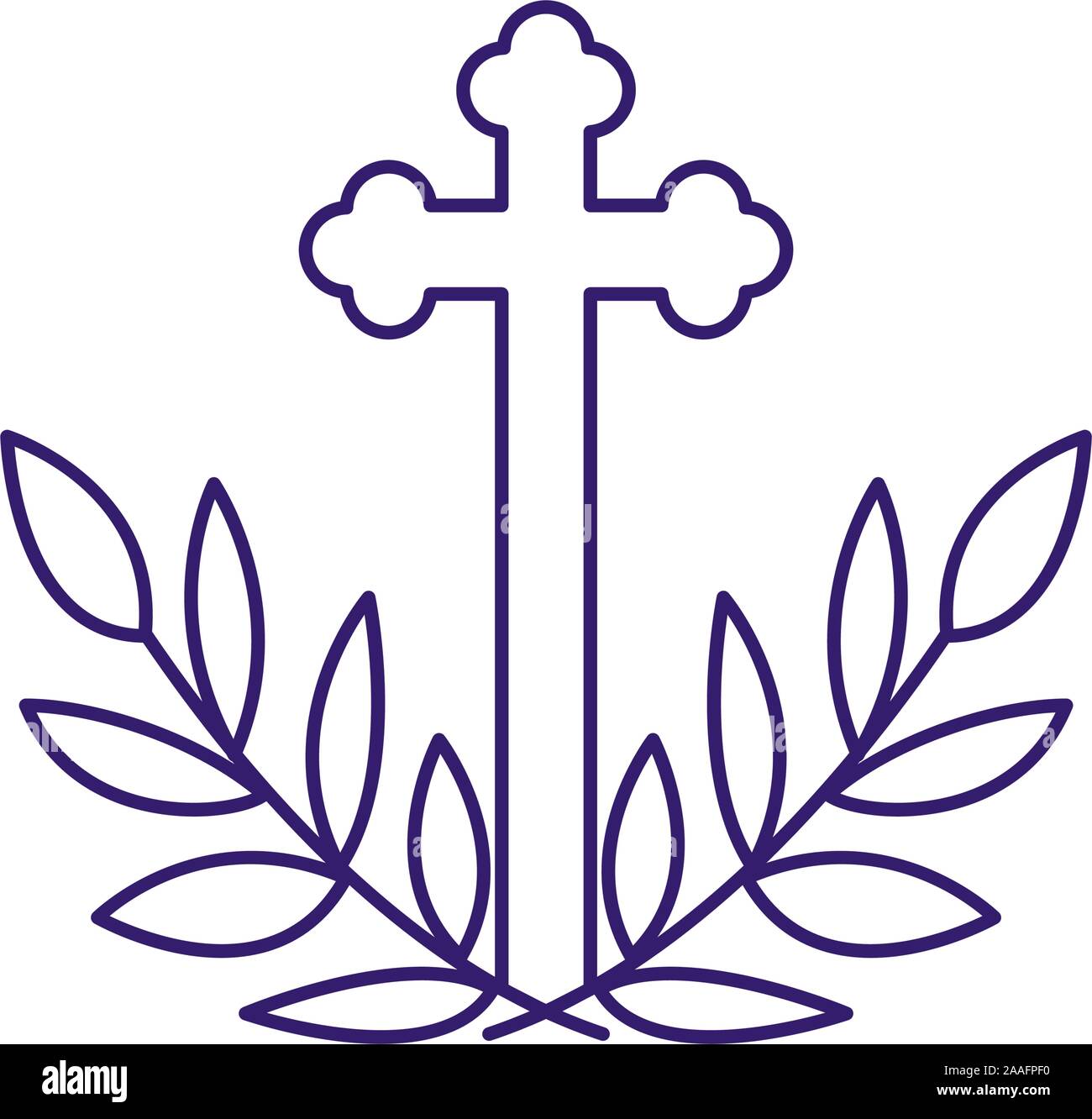 Isolated cross line vector design Stock Vector Image & Art - Alamy