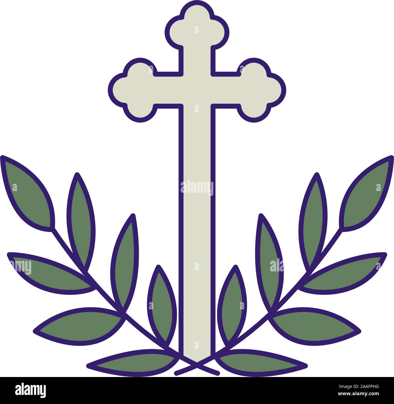Isolated cross fill vector design Stock Vector Image & Art - Alamy