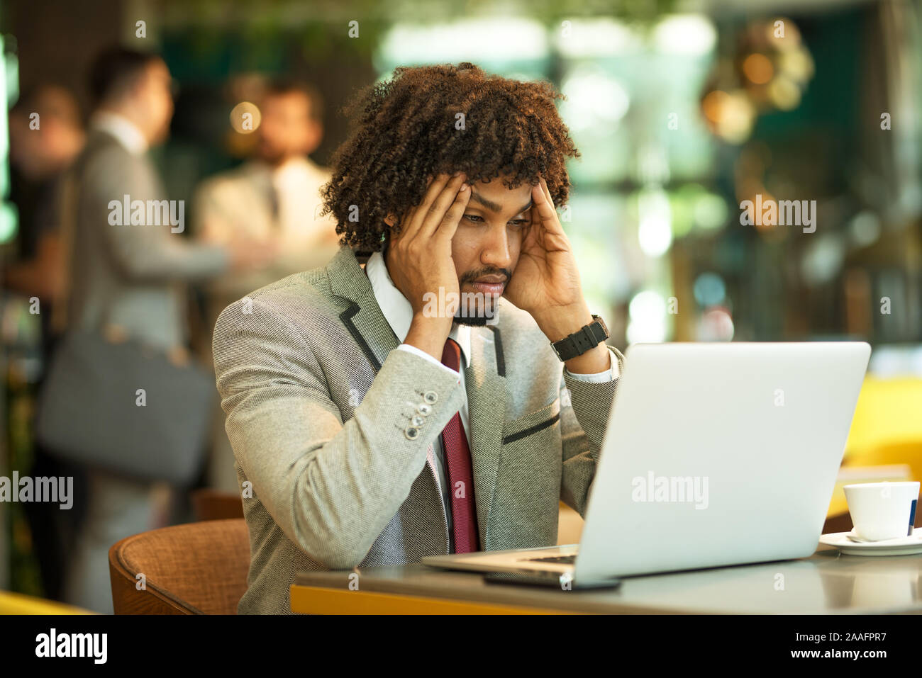 Tired business man bed hi-res stock photography and images - Alamy