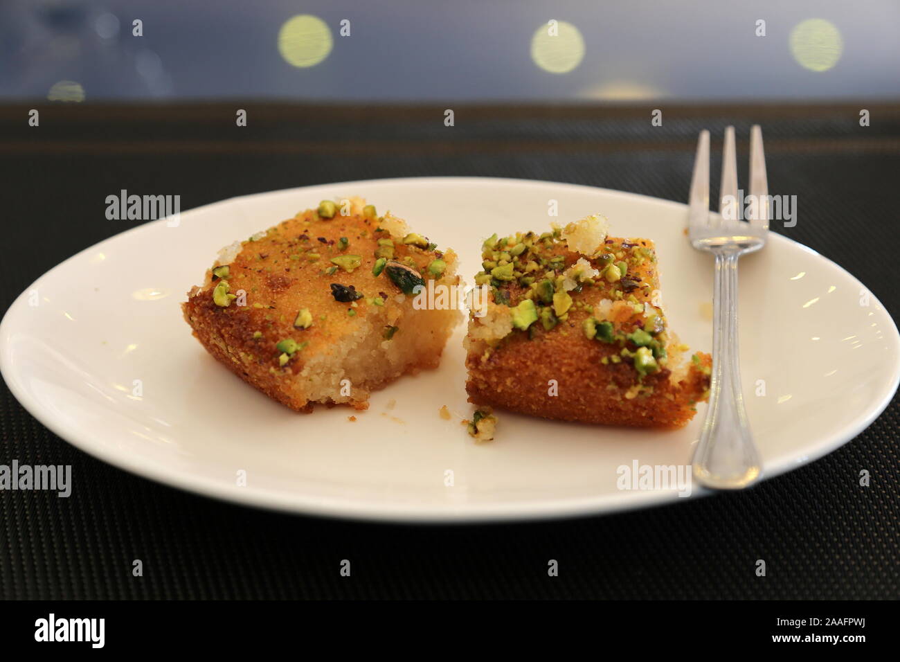 Knafeh dessert, Najla's Kitchen restaurant, Muhammad Ali Saadi Street ...