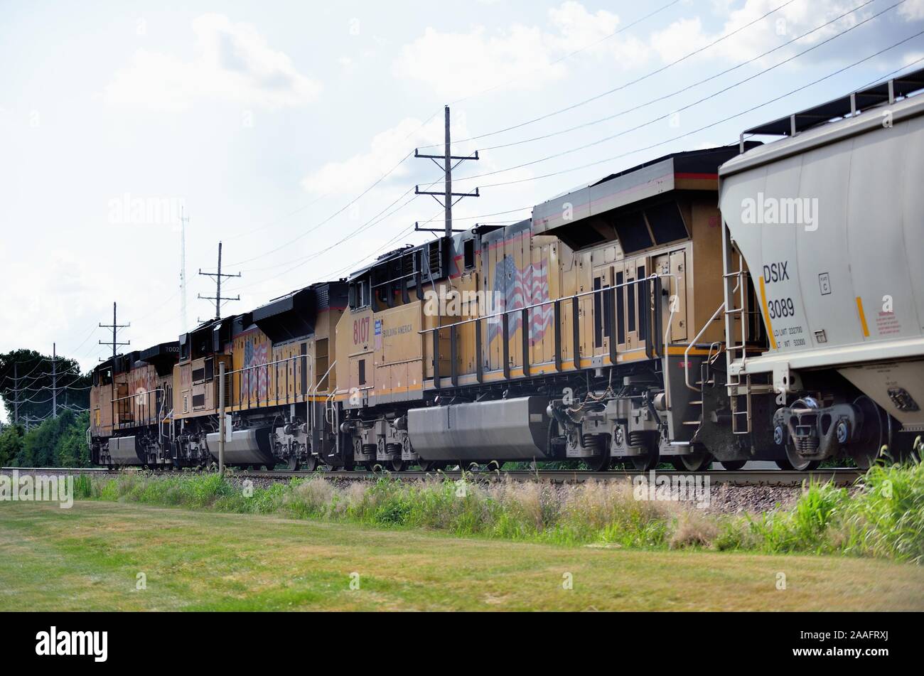 American transportation units hi-res stock photography and images - Alamy
