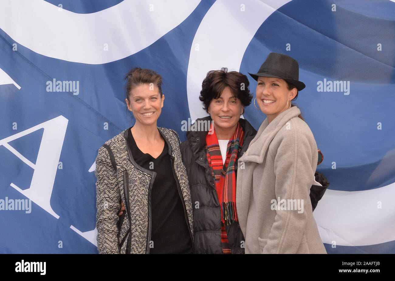 LOS ANGELES, CA. December 11, 2015: Tina Sinatra (centre), daughter of ...