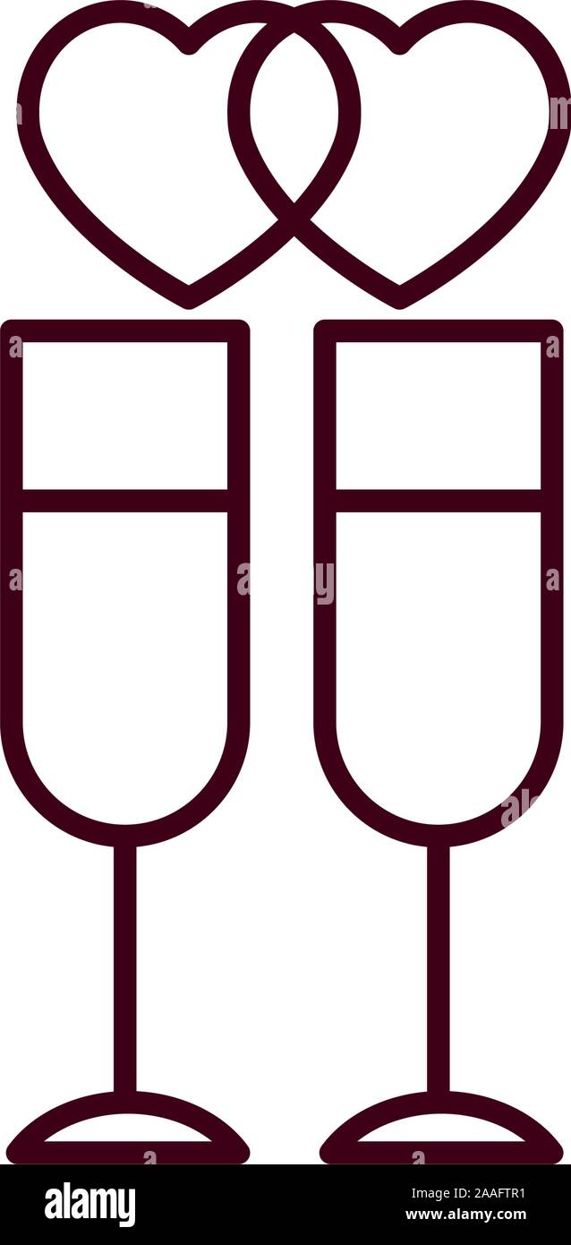 Decorative glass cups Stock Vector Images - Alamy