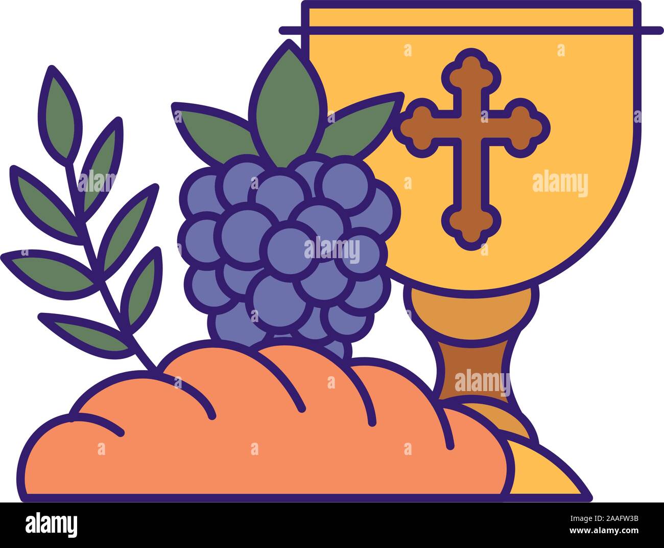 Praying leaves Stock Vector Images - Alamy