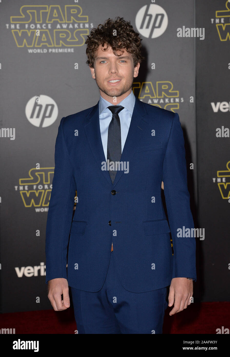 LOS ANGELES, CA - DECEMBER 14, 2015: Actor Austin Swift, brother of ...