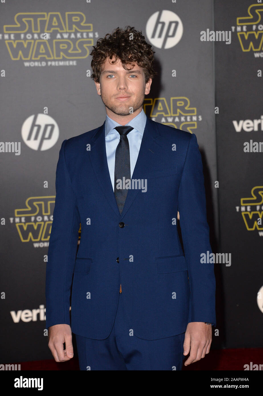 LOS ANGELES, CA - DECEMBER 14, 2015: Actor Austin Swift, brother of ...