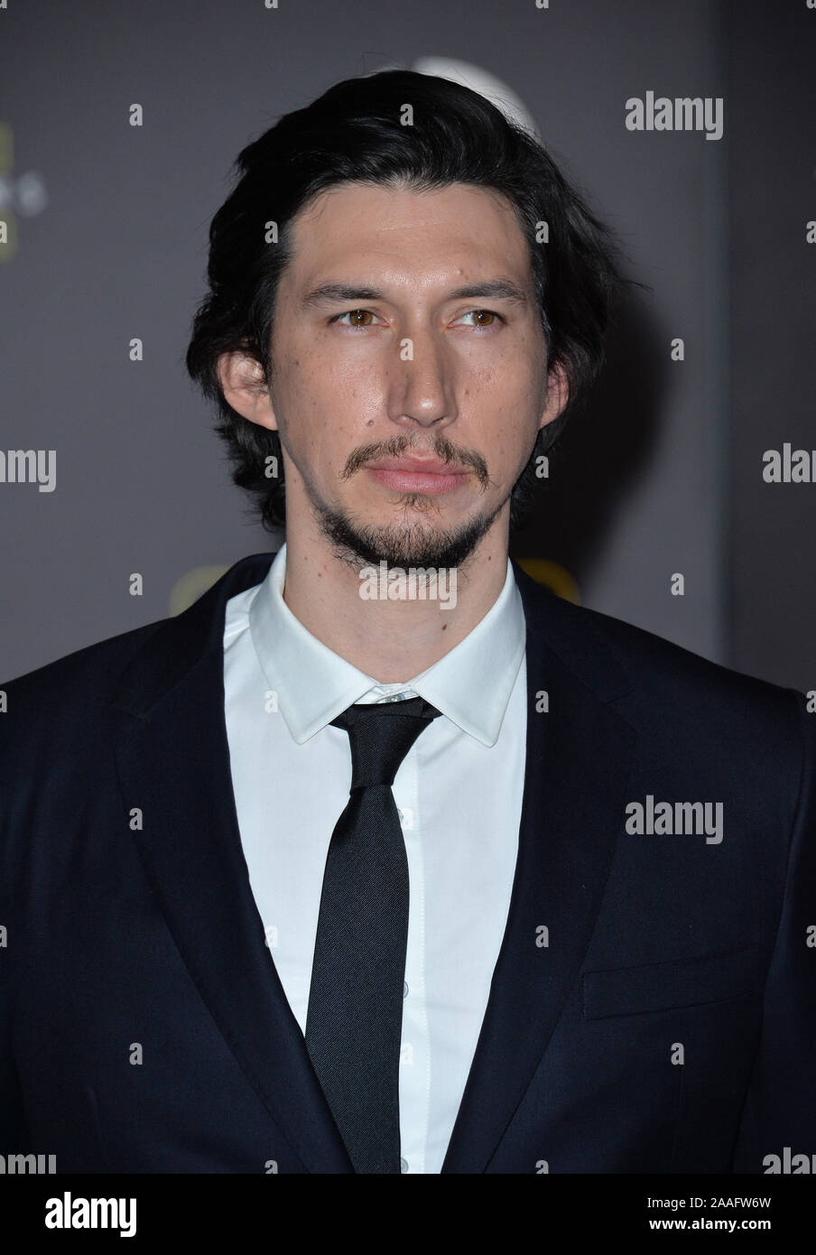 LOS ANGELES, CA - DECEMBER 14, 2015: Actor Adam Driver at the world ...