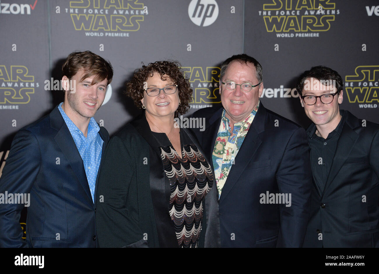LOS ANGELES, CA - DECEMBER 14, 2015: Disney-Pixar boss John Lasseter ...