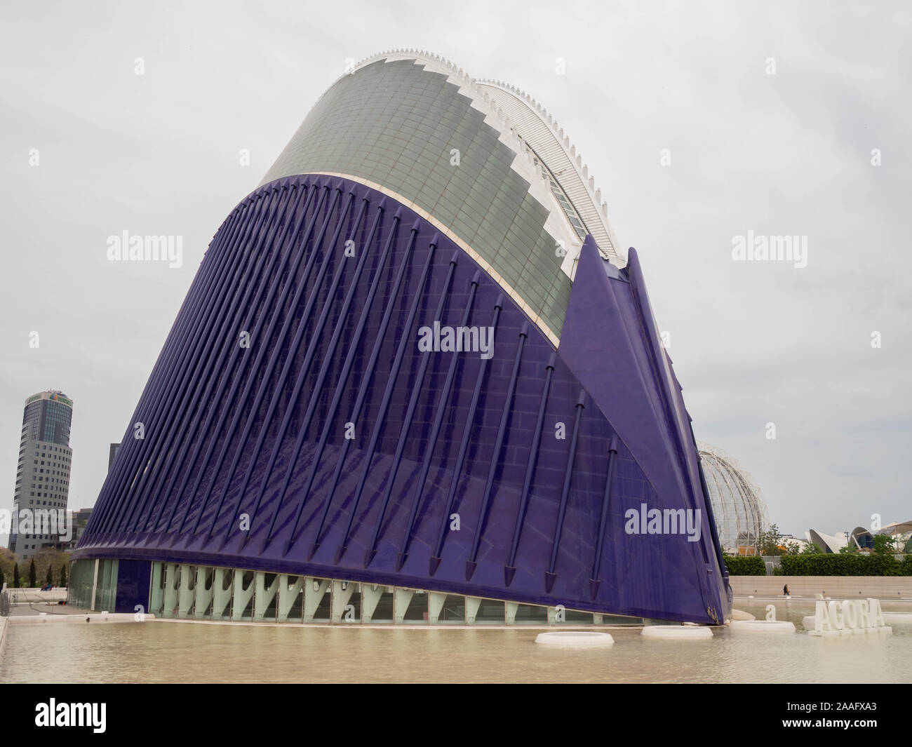 The Agora building in Valencia's City of Arts and Sciences Stock Photo ...