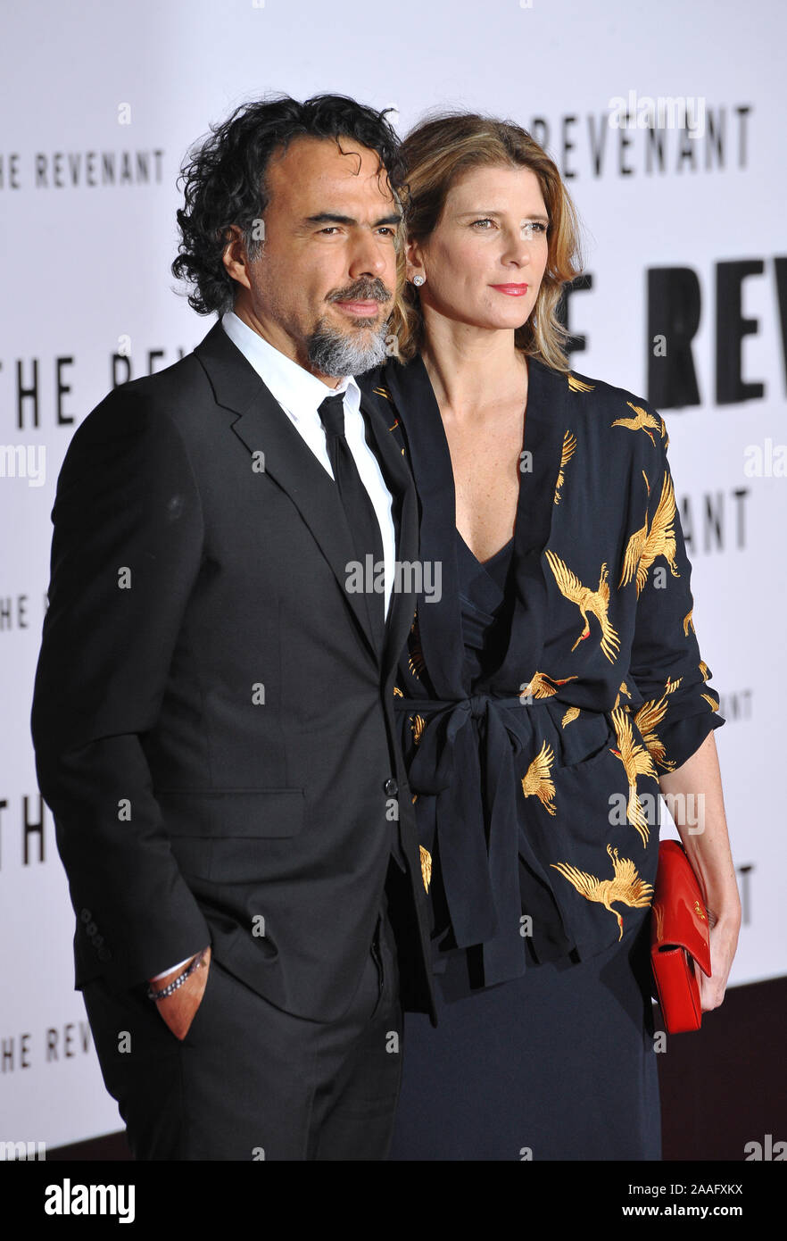 LOS ANGELES, CA - DECEMBER 16, 2015: Director Alejandro G. Iñarritu ...