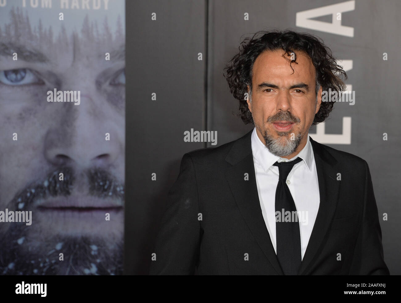 LOS ANGELES, CA - DECEMBER 16, 2015: Director Alejandro G. Iñarritu at ...