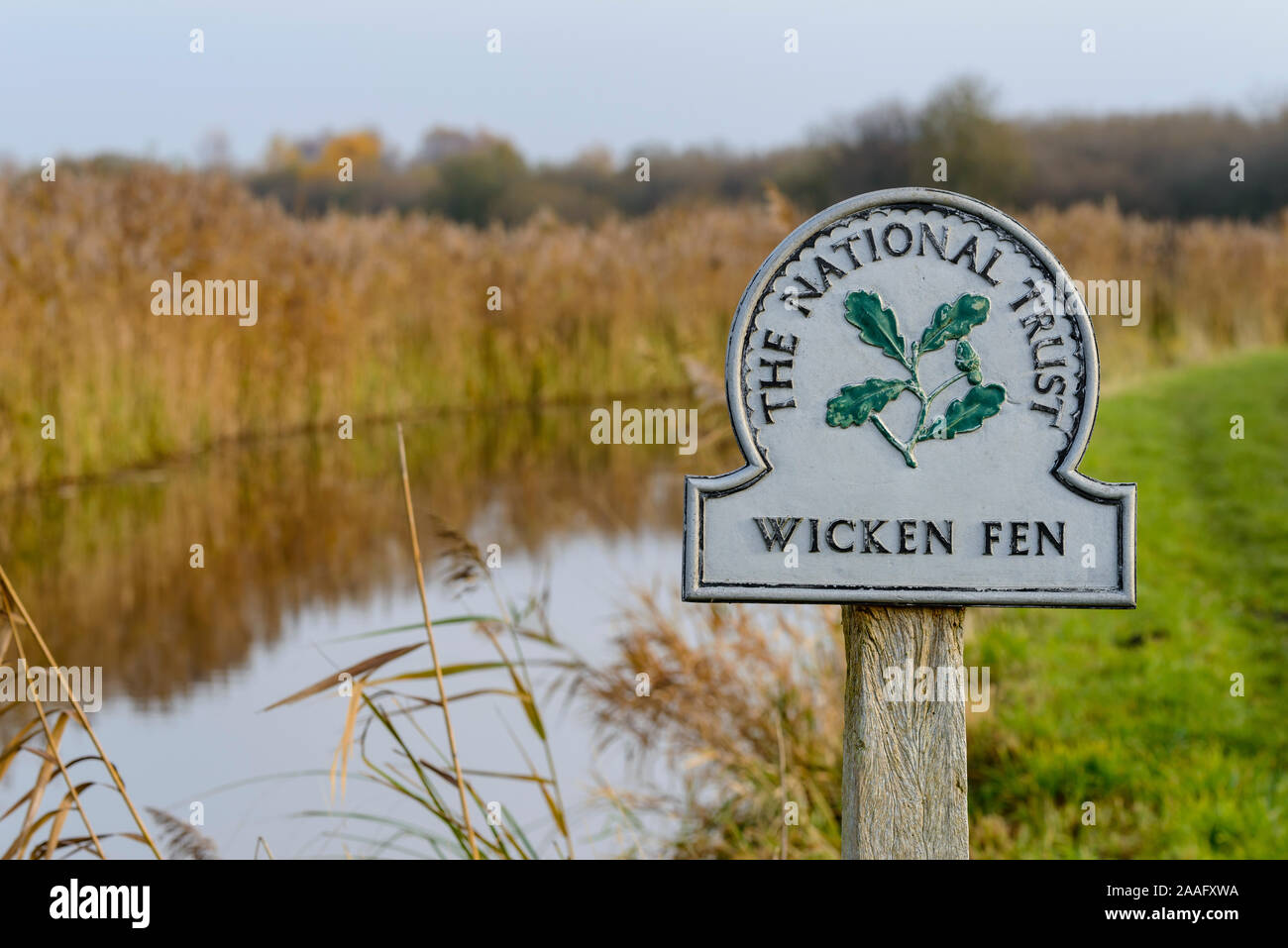 Wicken fen sign hi-res stock photography and images - Alamy