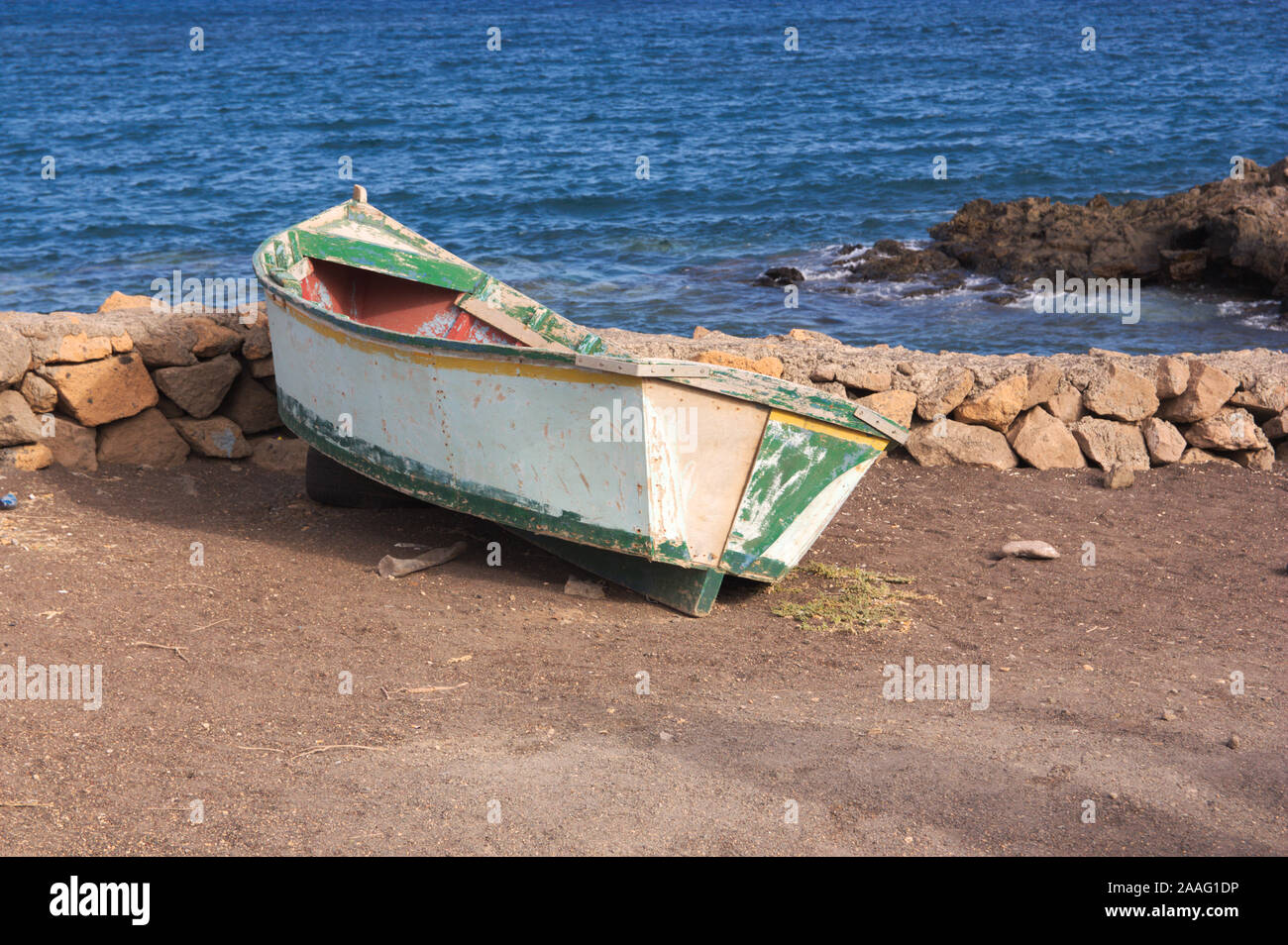 Fishing boats over background hi-res stock photography and images - Alamy