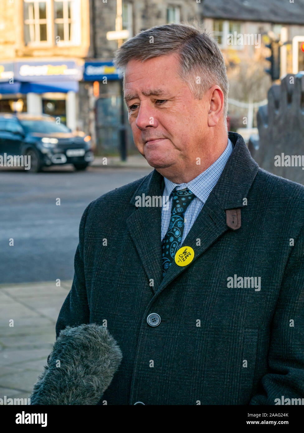 Loanhead, Midlothian, Scotland, UK: 2019 General Election campaigning ...