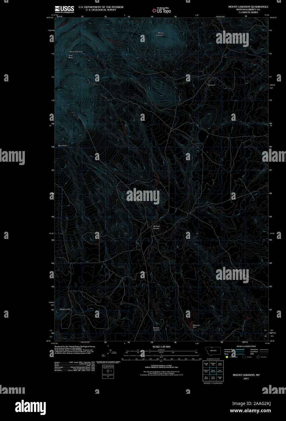 Map of mount lebanon hi-res stock photography and images - Alamy