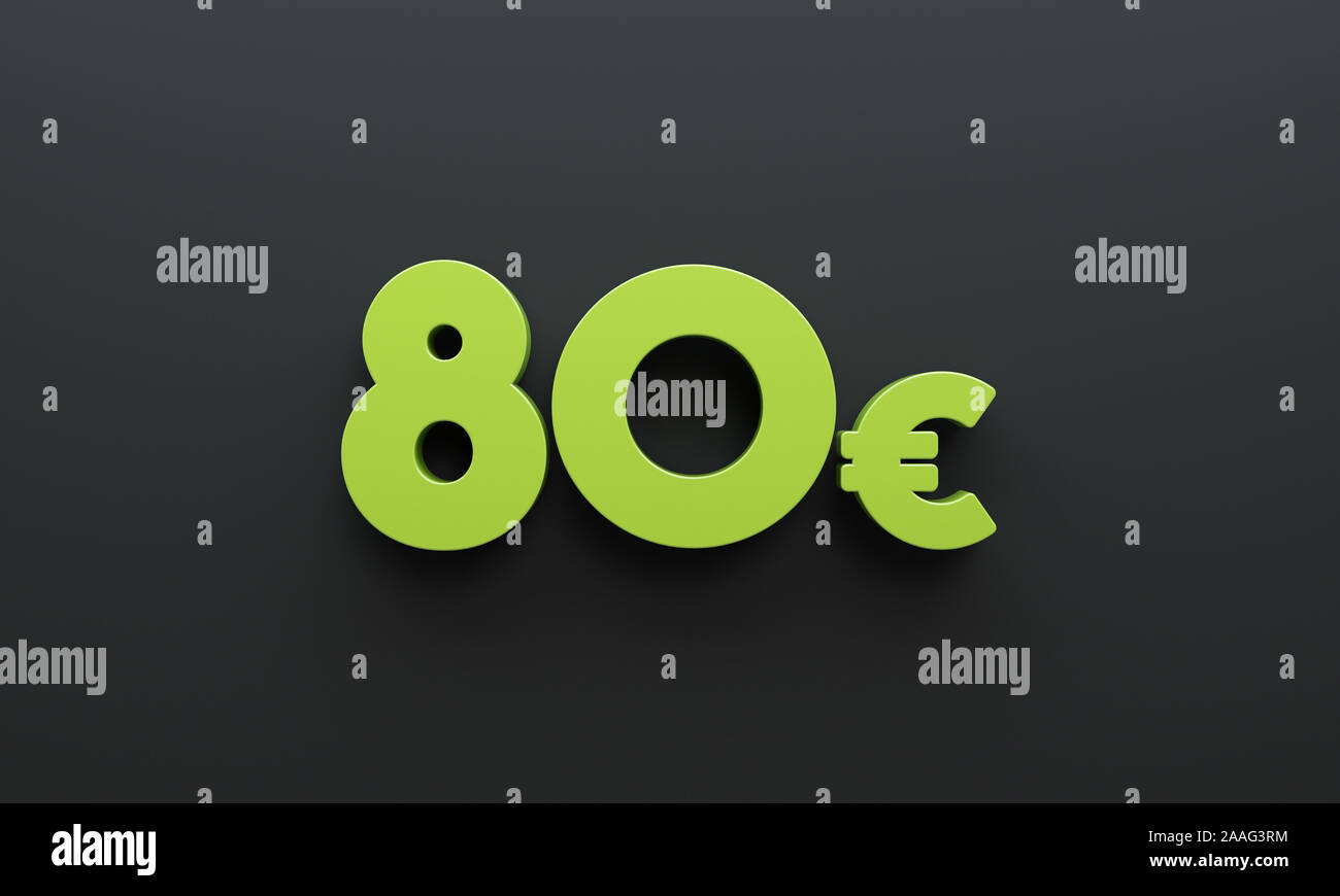 3d green numbers hi-res stock photography and images - Alamy