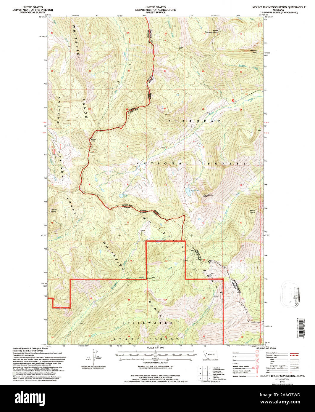 Thompson map Cut Out Stock Images & Pictures - Alamy