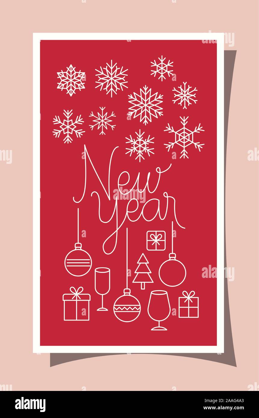 Happy new year vector design Stock Vector Image & Art - Alamy