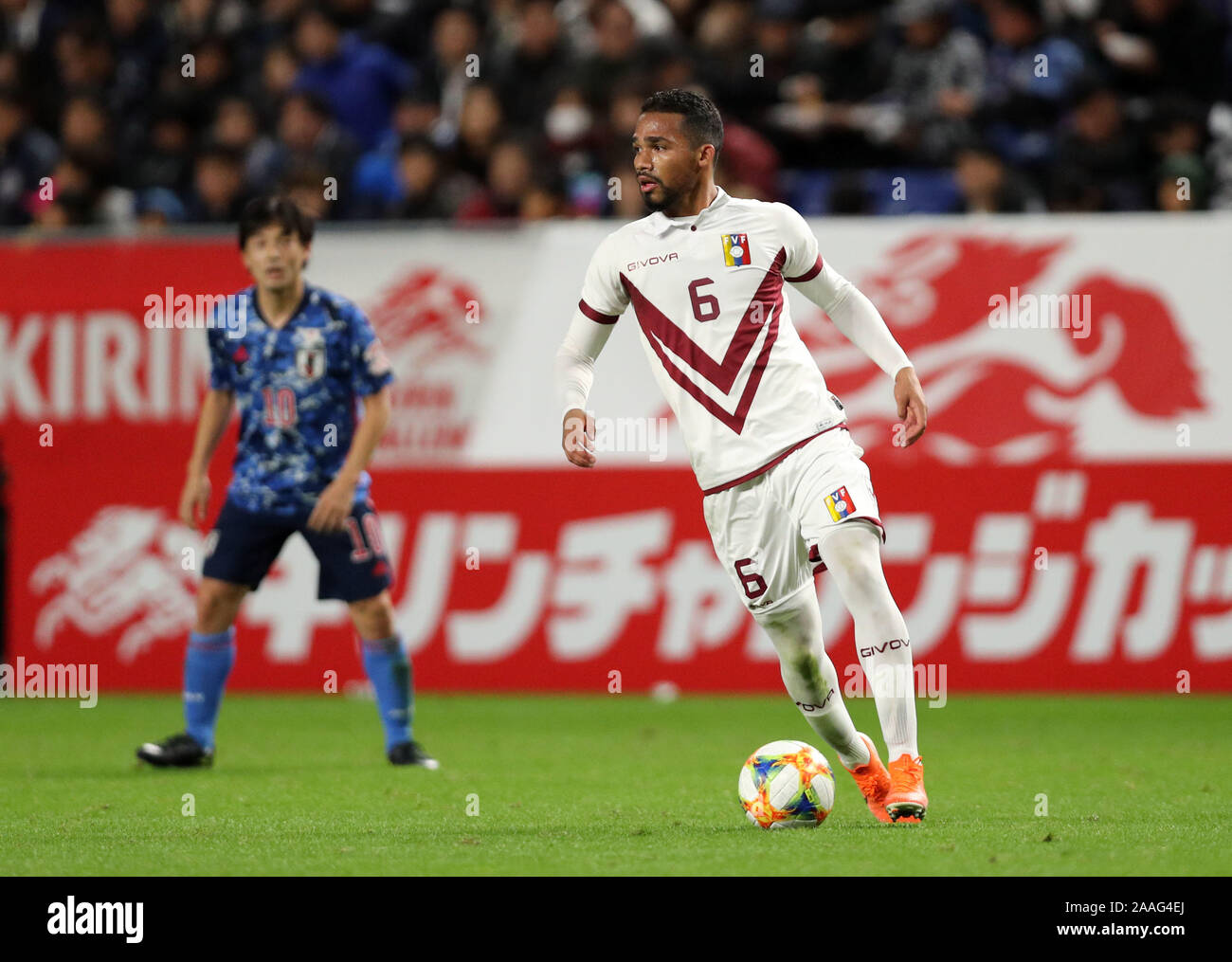 Osaka, Japan. 19th Nov, 2019. Yangel Herrera (VEN) Football/Soccer ...
