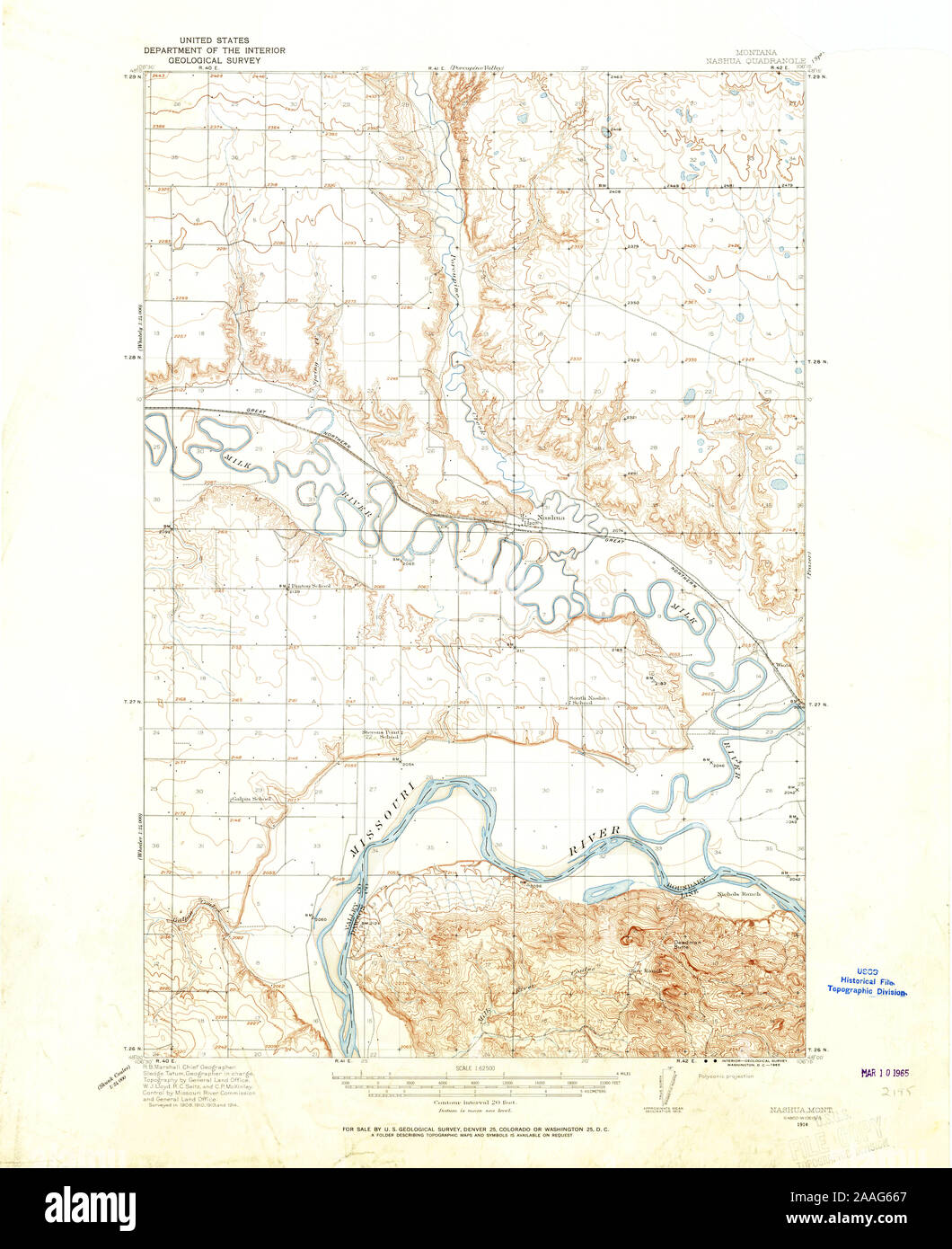 Map of nashua montana hi-res stock photography and images - Alamy