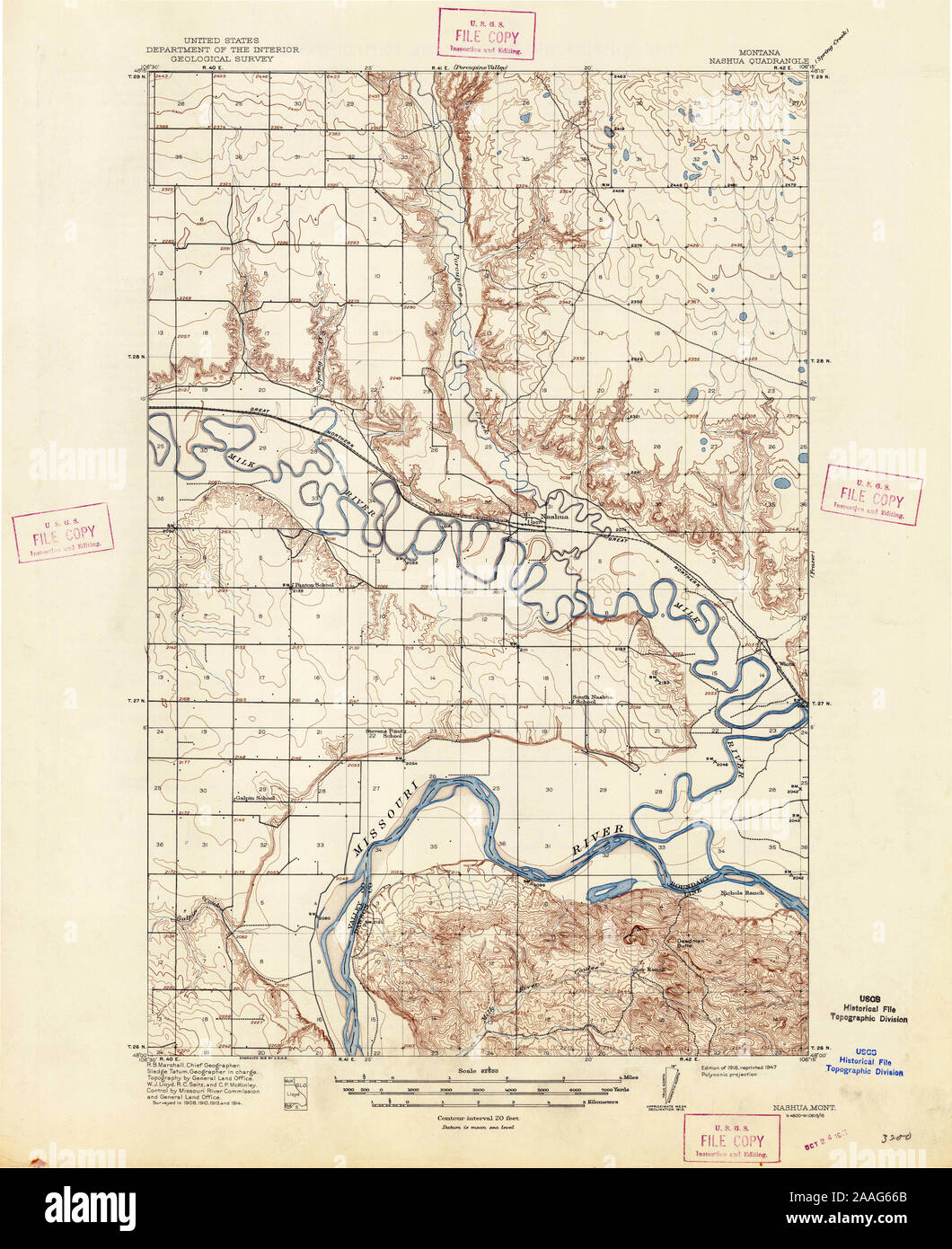 Map of nashua montana hi-res stock photography and images - Alamy