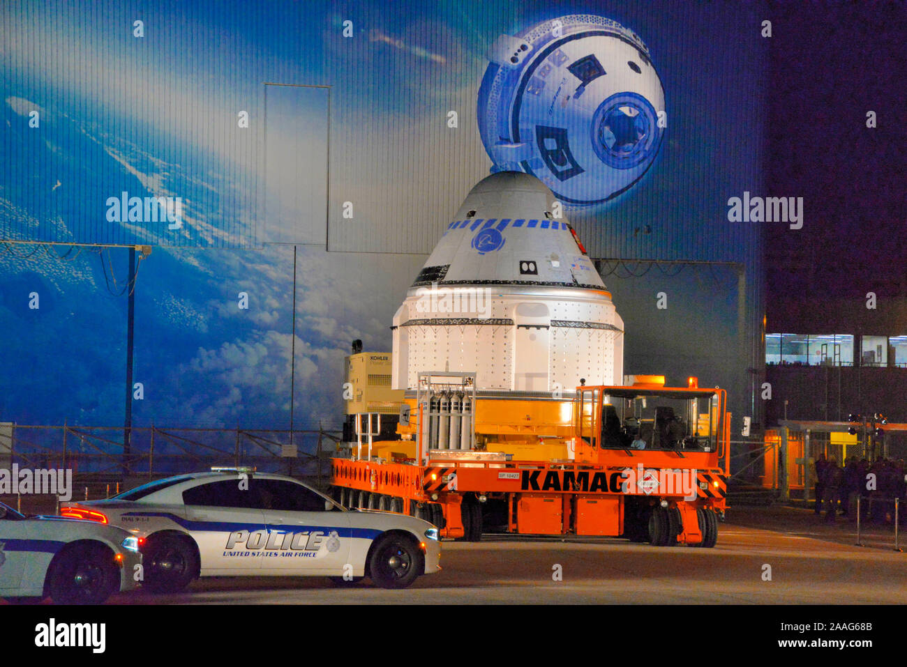NASA’s Kennedy Space Center, Florida USA. November 21, In a pre-dawn ...