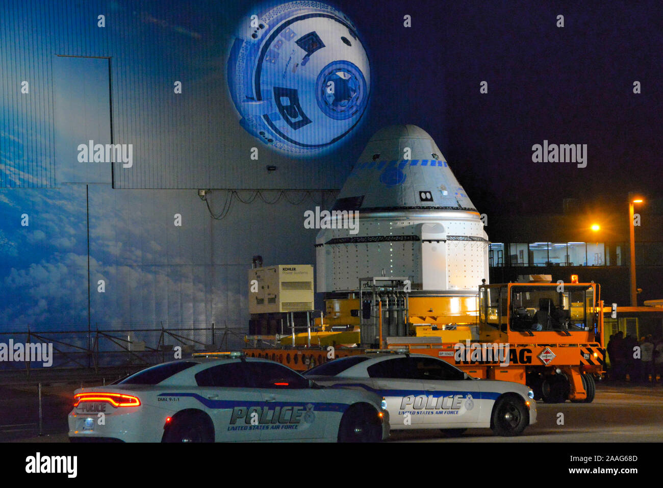 NASA’s Kennedy Space Center, Florida USA. November 21, In a pre-dawn ...