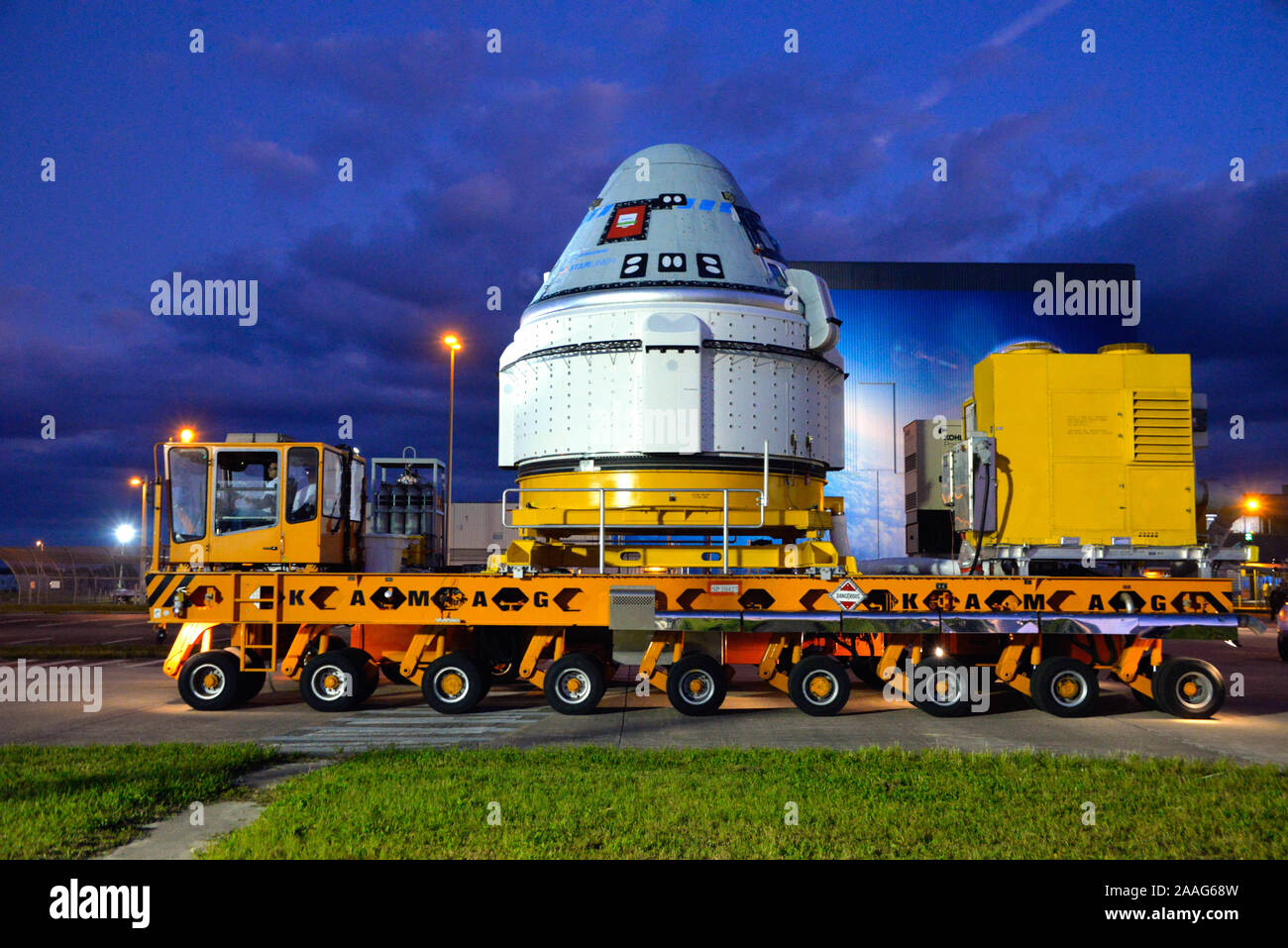 NASA’s Kennedy Space Center, Florida USA. November 21, In a pre-dawn ...