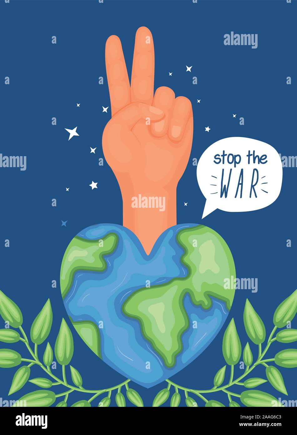Hand sign of human rights concept vector design Stock Vector Image ...