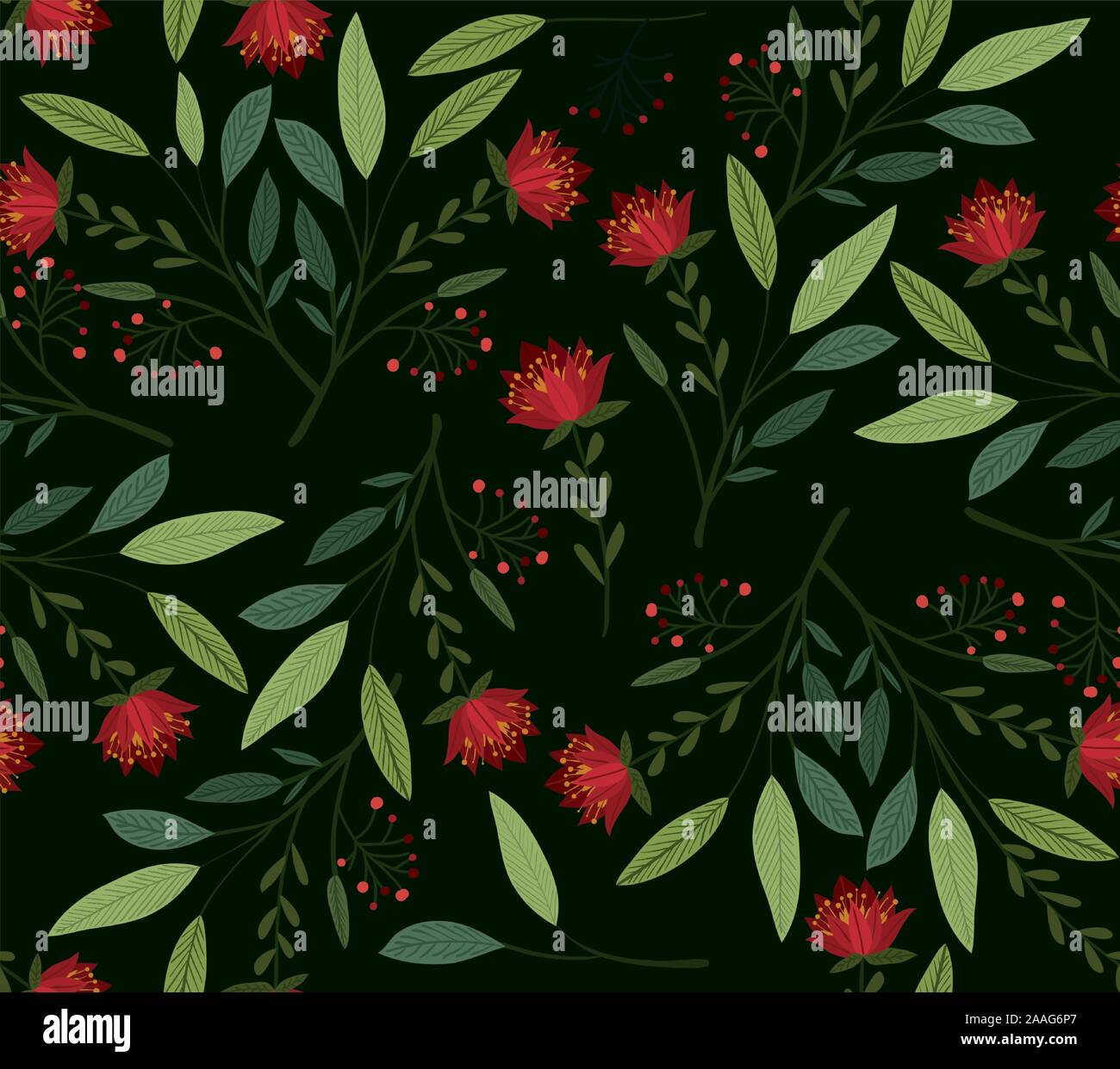 Merry christmas leaves vector design Stock Vector Image & Art - Alamy