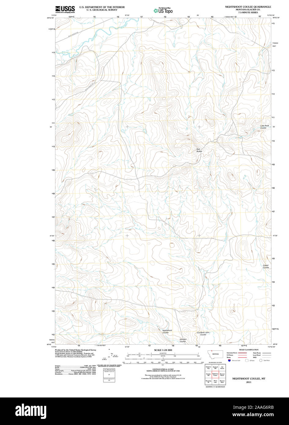 Map of coulee hi-res stock photography and images - Alamy