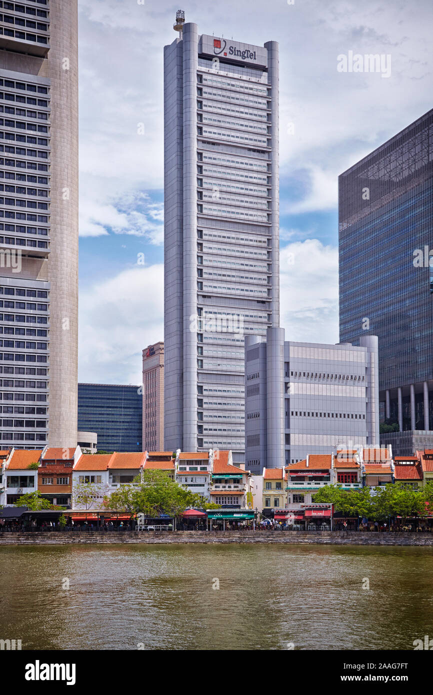 SINGAPORE - JULY 6: City Telephone Exchange, 8 George Street in ...